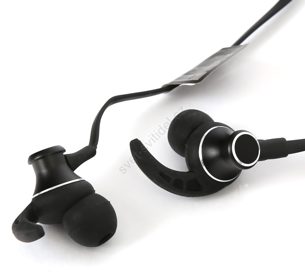 Bluetooth sluchátka s mikrofonem a MicroSD přehrávačem černá | Svět ...