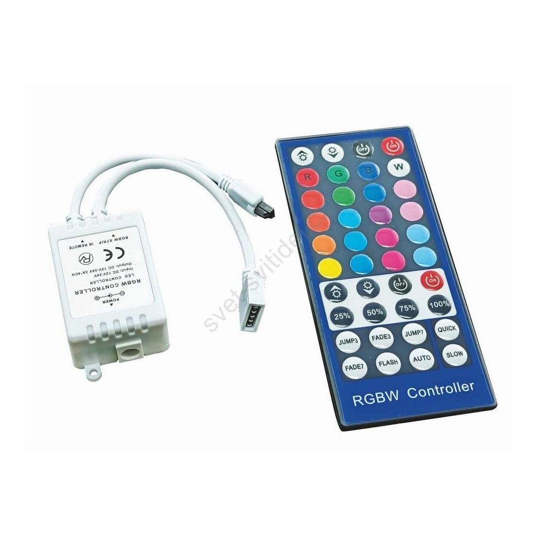 Dálkový ovladač pro RGBW LED pásky 12-24V + dálkové ovládání | Svět ...