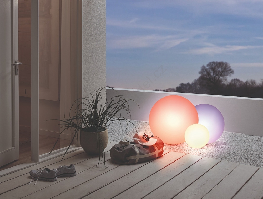 Eglo 32997 - LED RGB Venkovní lampa MONTEROLO 1xE27/9W/230V IP65 ø300 ...