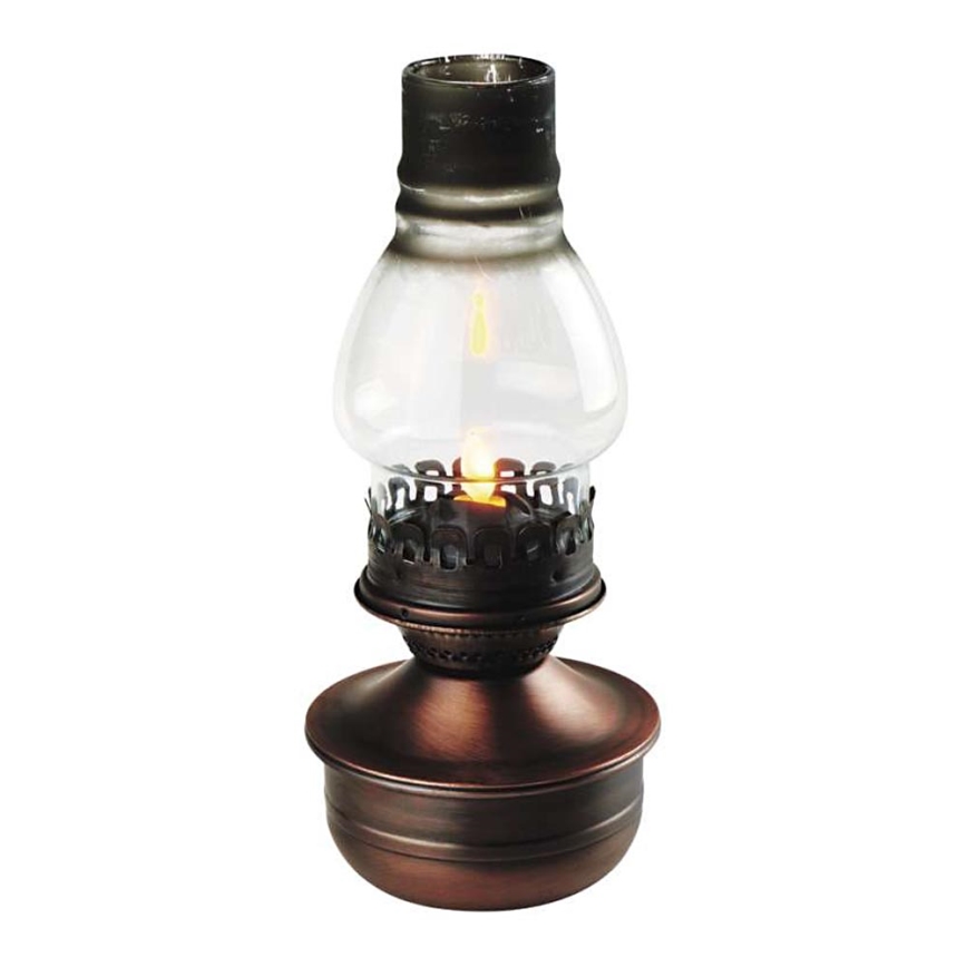 LED Dekorační petrolejka VINTAGE 1xLED/1,5W/3xAA | Svět svítidel