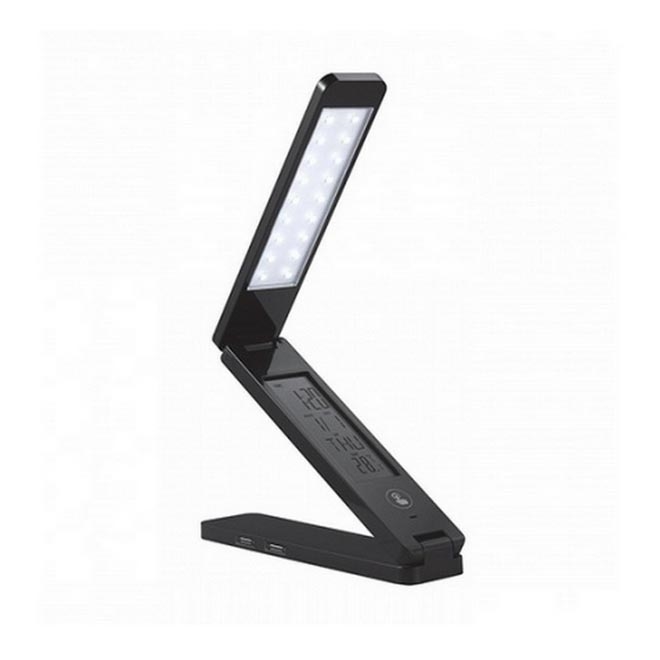 LED Multifunkční stolní lampa USB LED/1,5W/USB černá | Svět svítidel