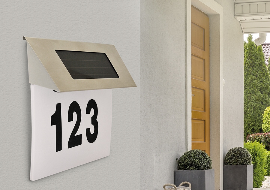 LED Solární domovní číslo 1,2V IP44 | Svět svítidel
