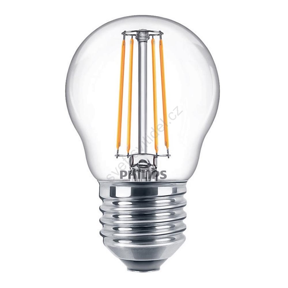 Led Stmívatelná žárovka Vintage Philips P45 E27 4 5w 230v 2700k Svět
