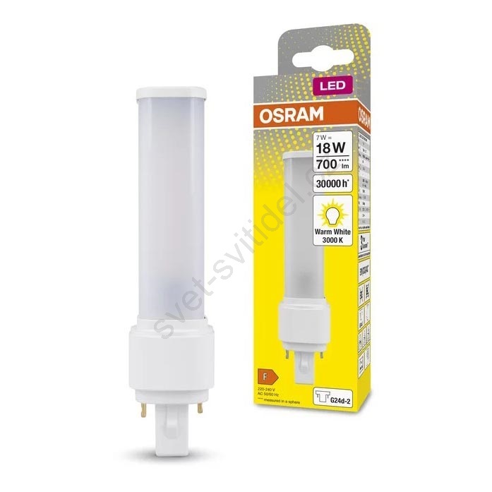 LED Žárovka G24D-2/7W/230V 3000K - Osram | Svět svítidel