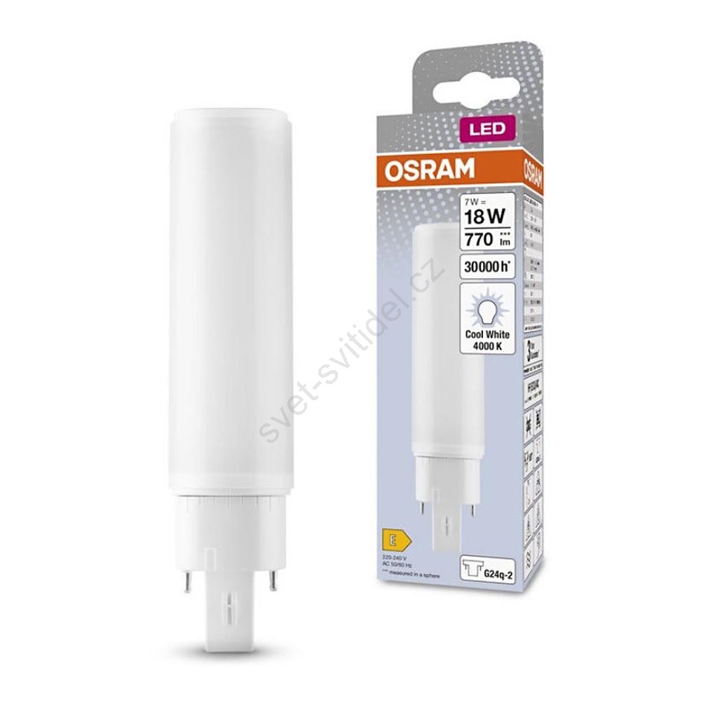 LED Žárovka G24q-2/7W/230V 4000K - Osram | Svět svítidel