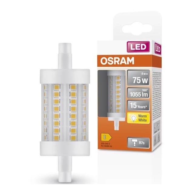 LED Žárovka R7s/8W/230V 2700K 78 mm - Osram | Svět svítidel