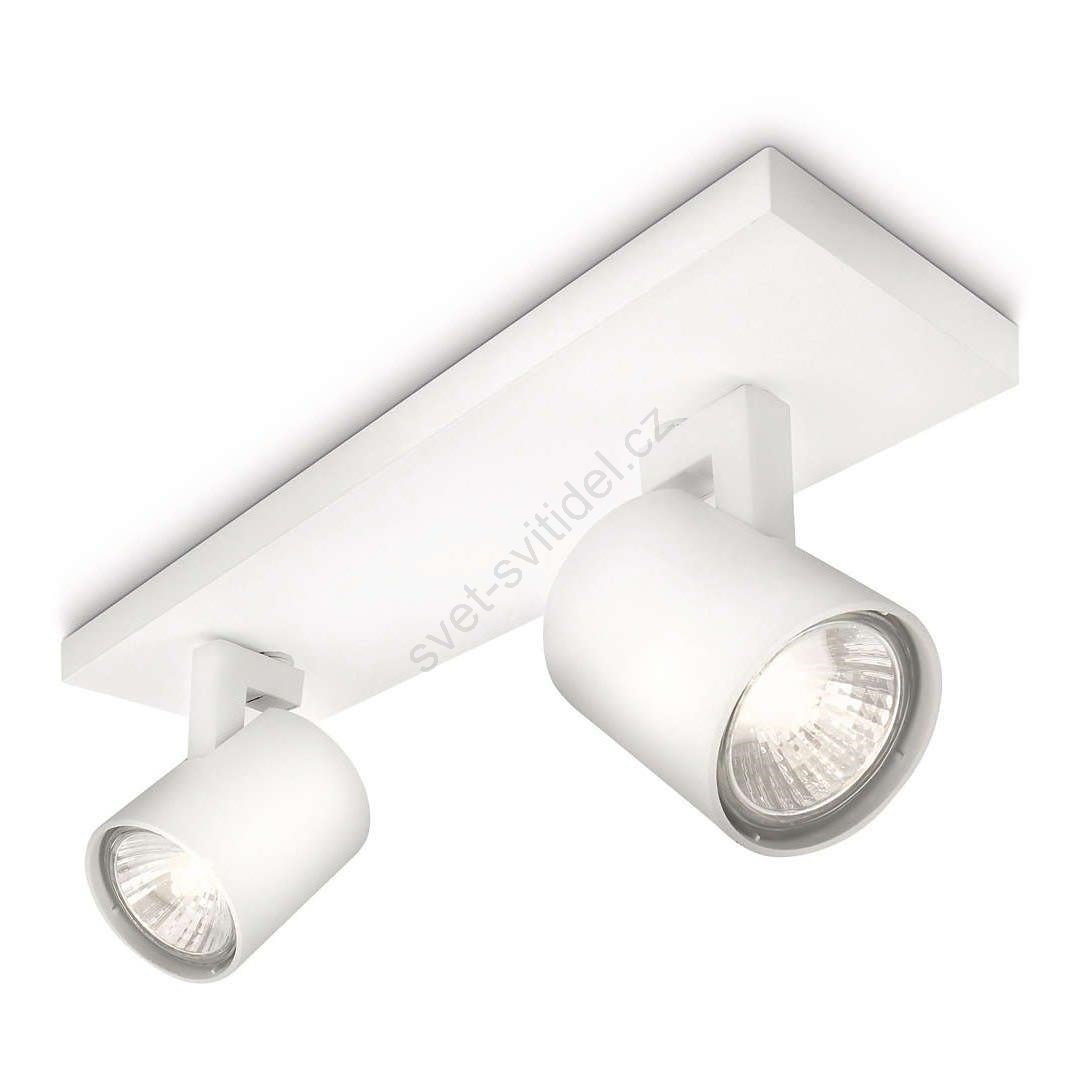 Philips 53092/31/16 - Bodové svítidlo RUNNER bílé 2xGU10/35W/230V ...