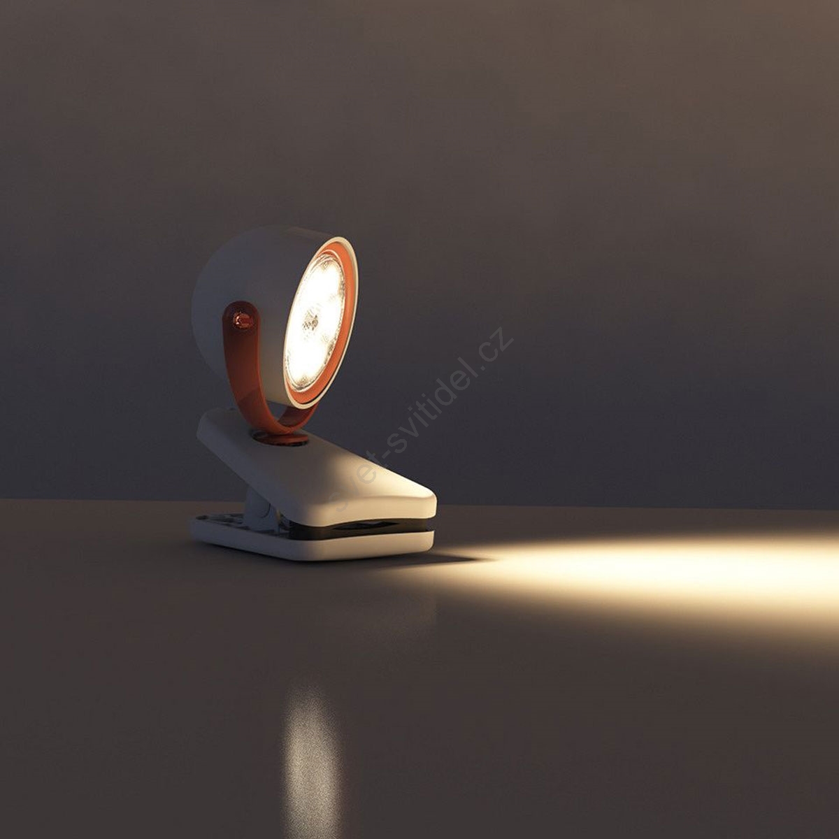 Philips 53231/32/16 - LED klip MYLIVING DYNA 1xLED/3W/230V červená ...