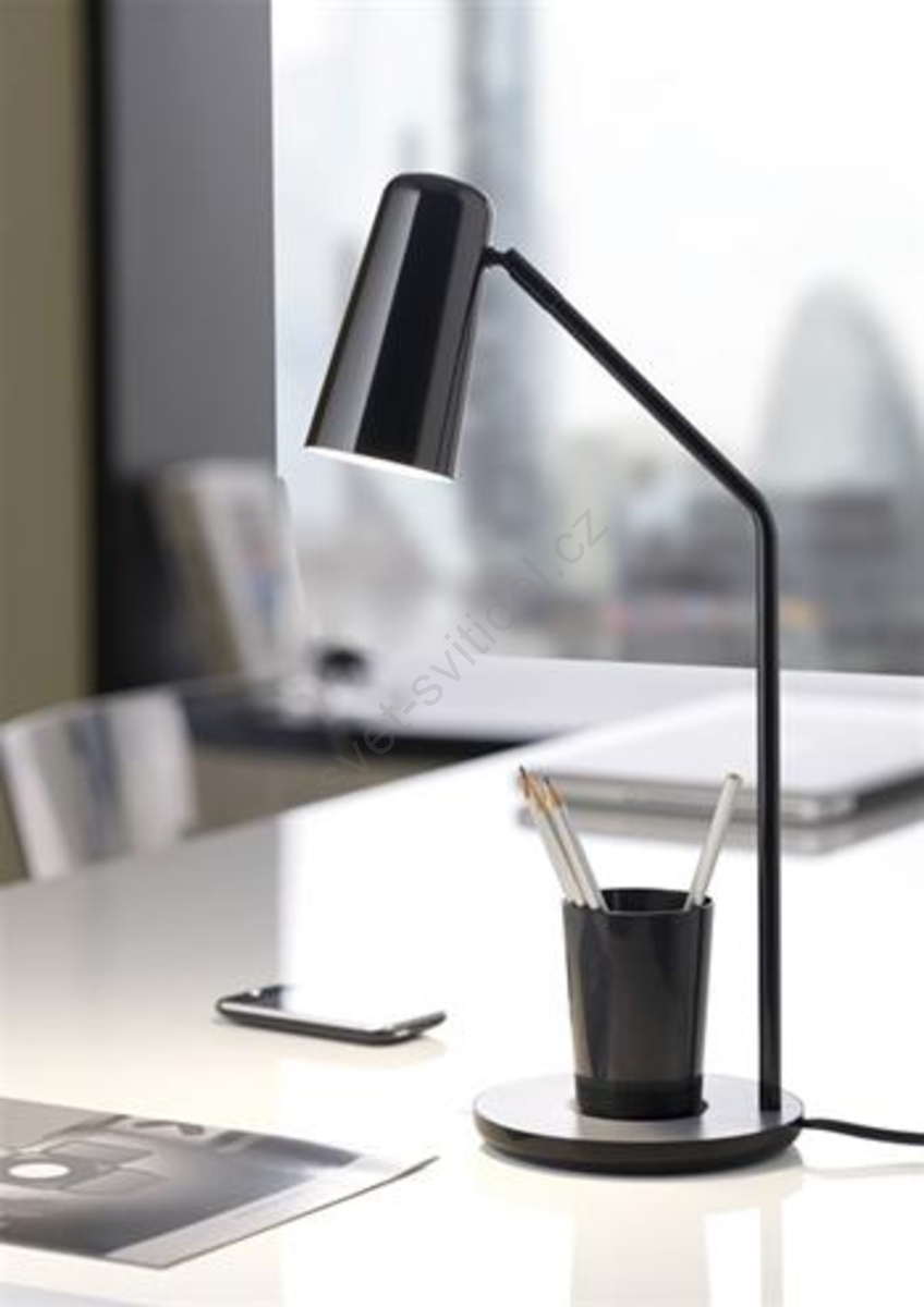 Philips Massive 66625/30/10 - Lampa stolní JASON 1xE14/12W černá | Svět ...