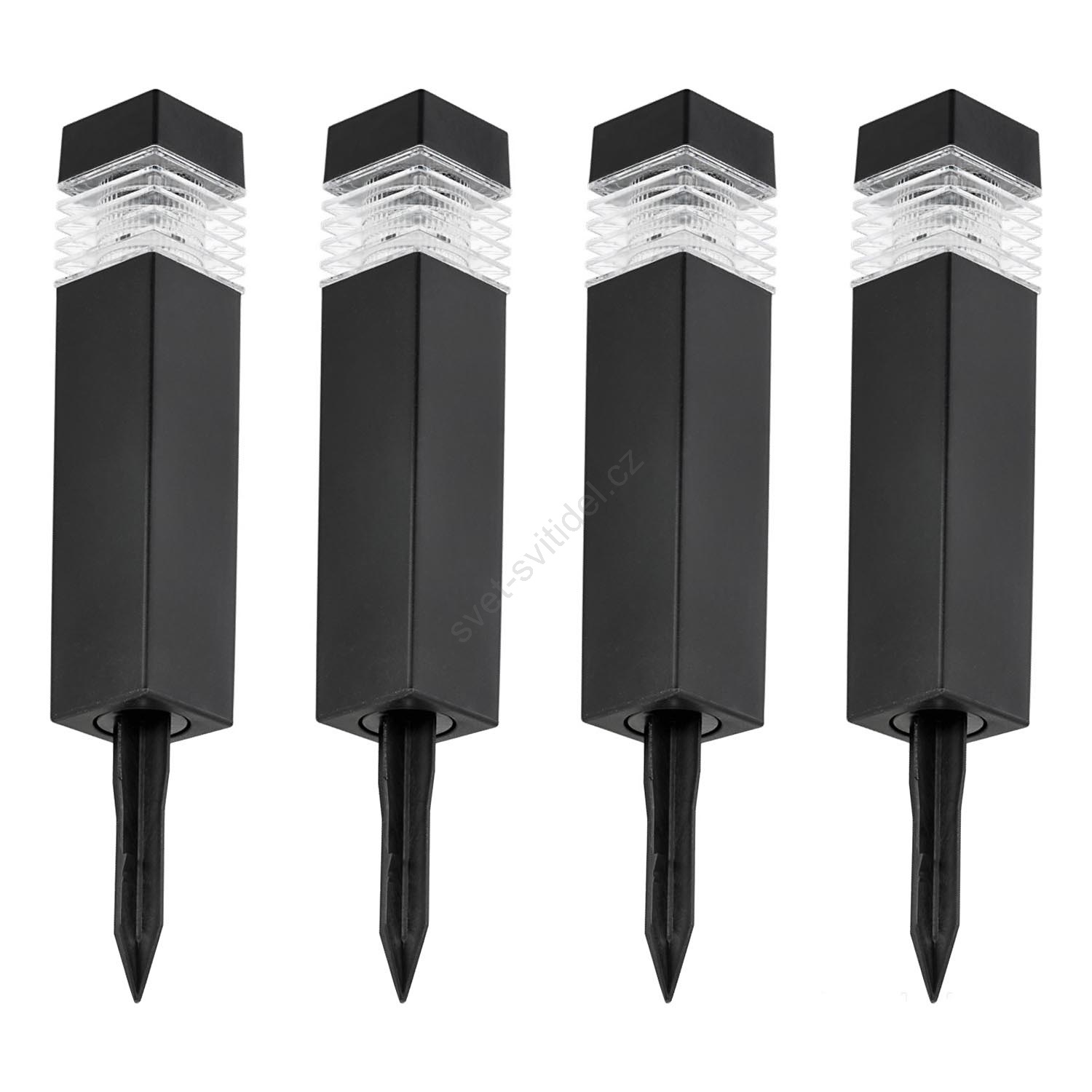 SADA 4x LED Solární lampa 4xLED/0,06W/1,2V 6000K IP44 | Svět svítidel