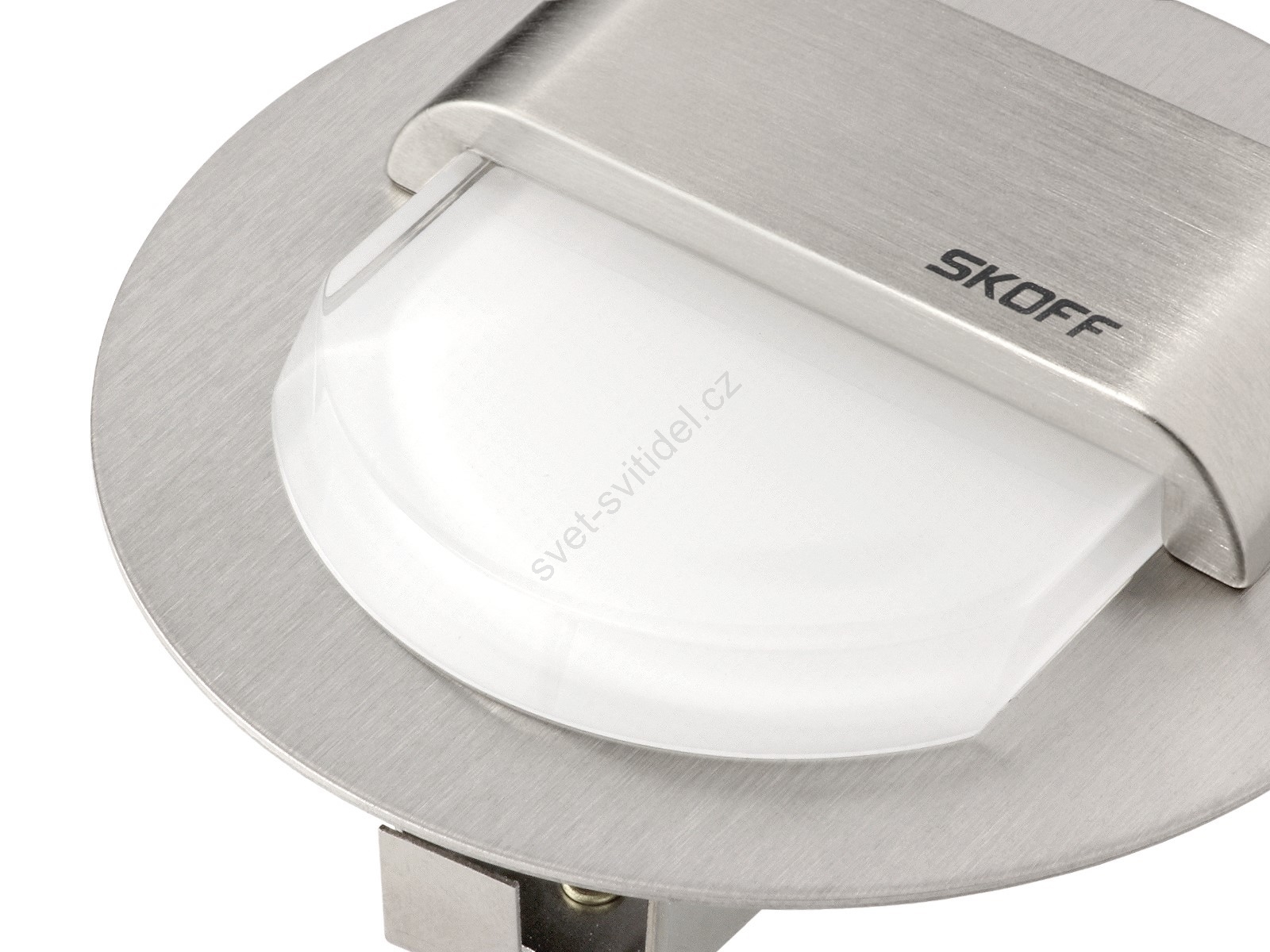 Skoff - LED Schodišťové svítidlo RUEDA 0,8W/10V matný chrom | Svět svítidel