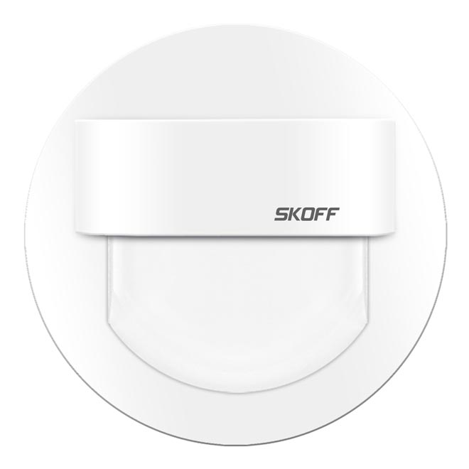 Skoff - LED Venkovní schodišťové svítidlo RUEDA 0,8W/10V bílá IP66 ...